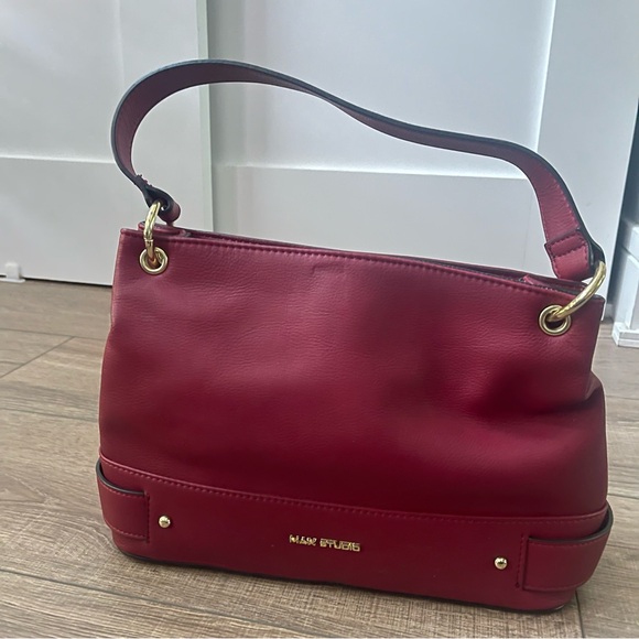 Max Studio | Bags | Max Studio Red Leather Womens Bag | Poshmark